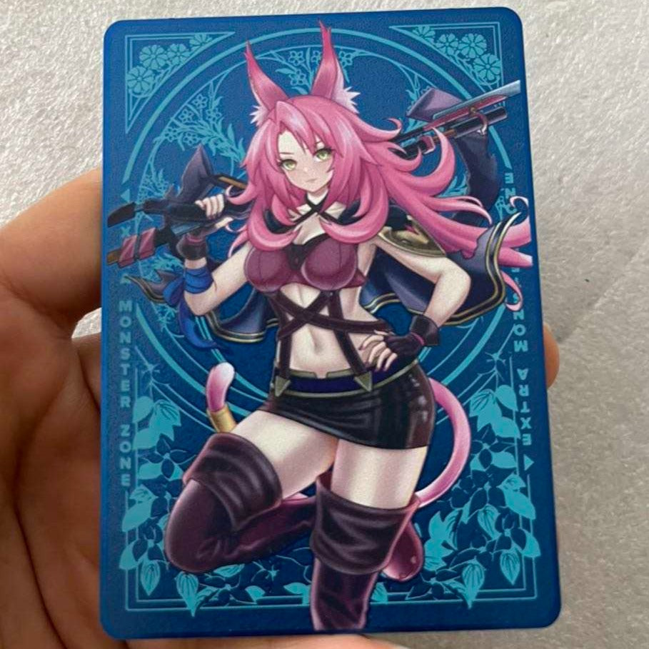 LIMITED: Felidgette Blossom of the Begonia Bayonet Metal Field Center – Tapiocards